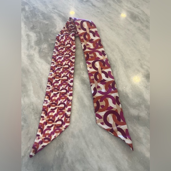 Coach | Bags | Coach Square Silk Pop Clip Art Scarf And Twilly | Poshmark